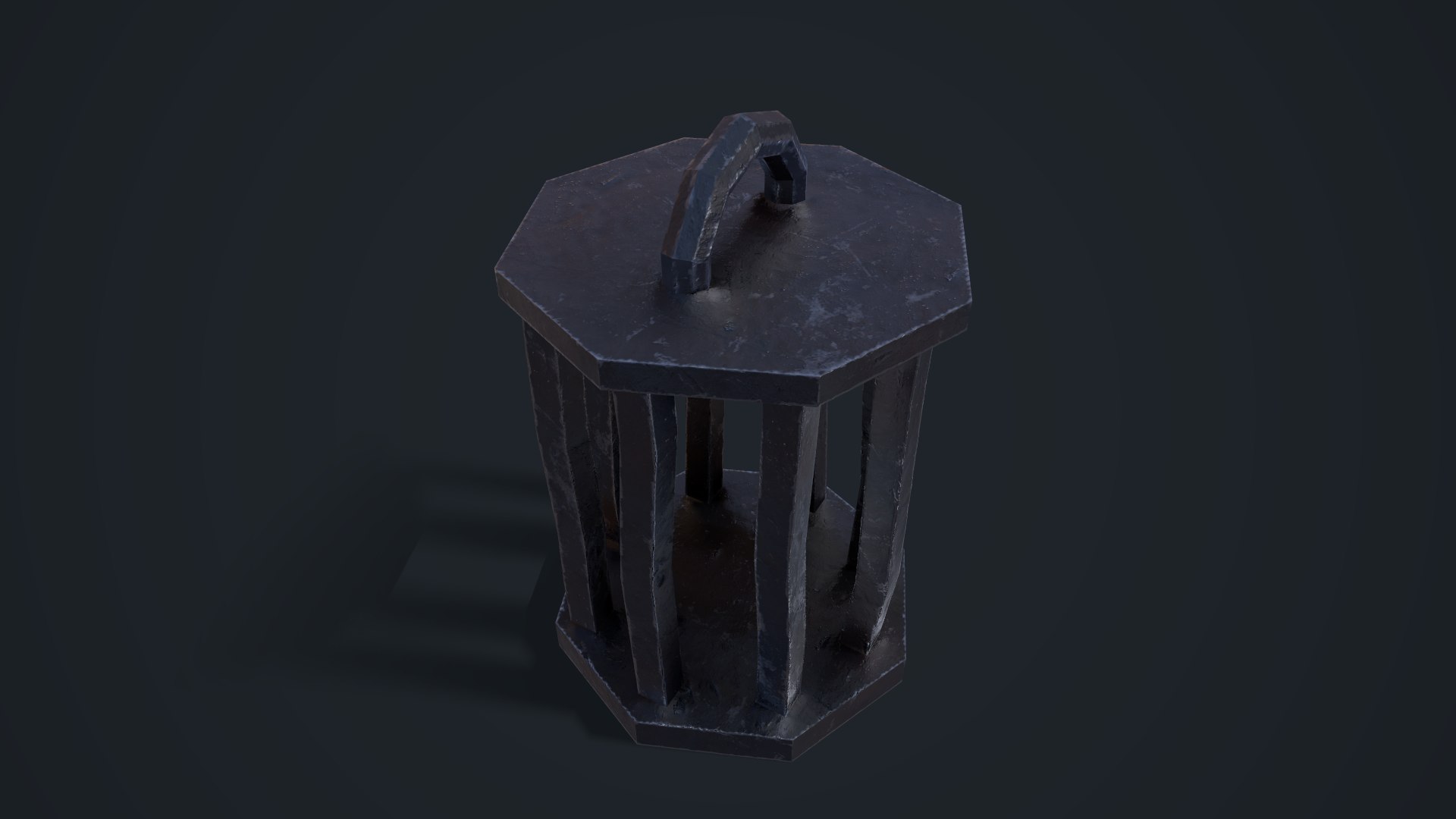 Stylized Cage Metallic 3D Model - TurboSquid 1428798