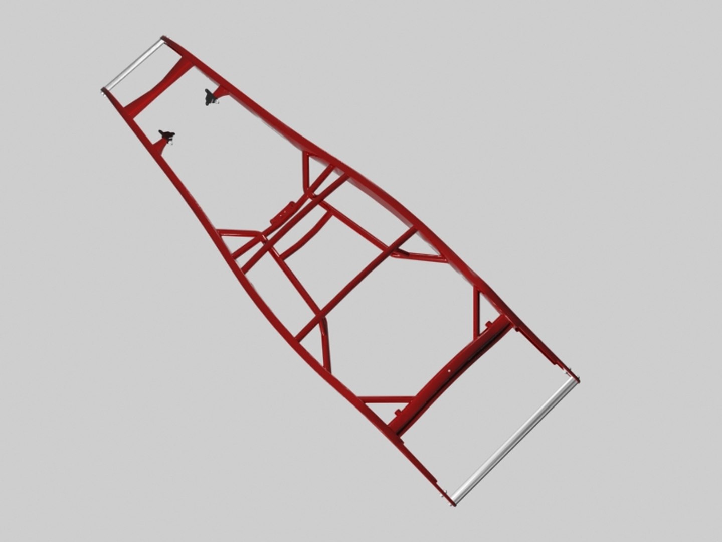 Street Rod Frame 3d Model