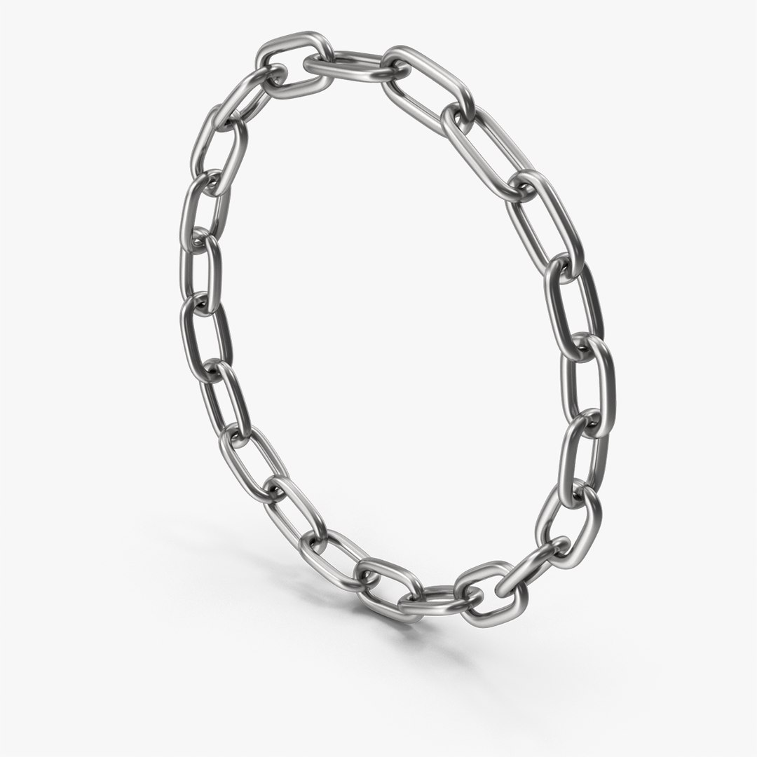 modelo 3d Steel Chain Circle - TurboSquid 2025678
