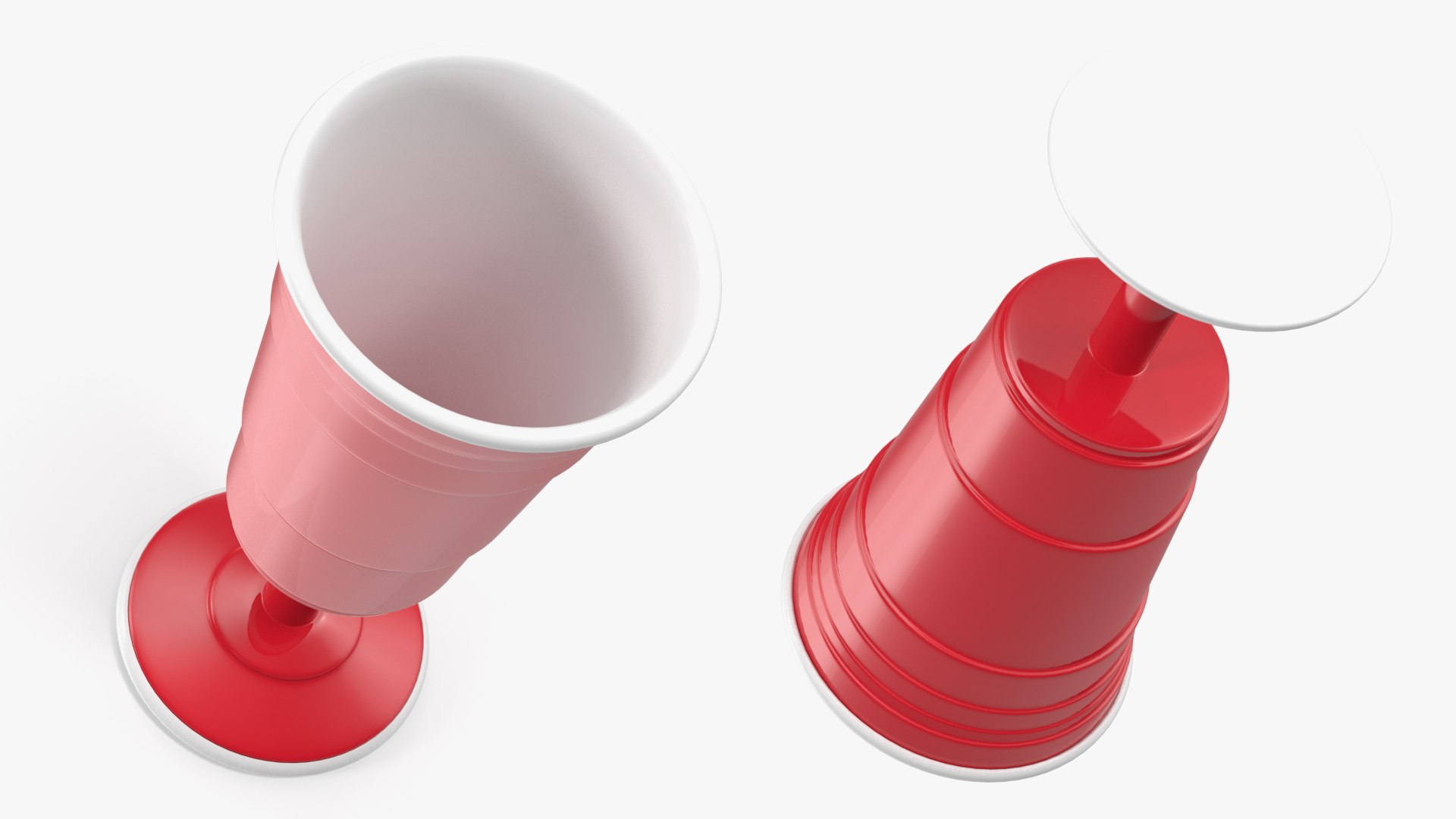 3D Plastic Cups Collection model - TurboSquid 1949146