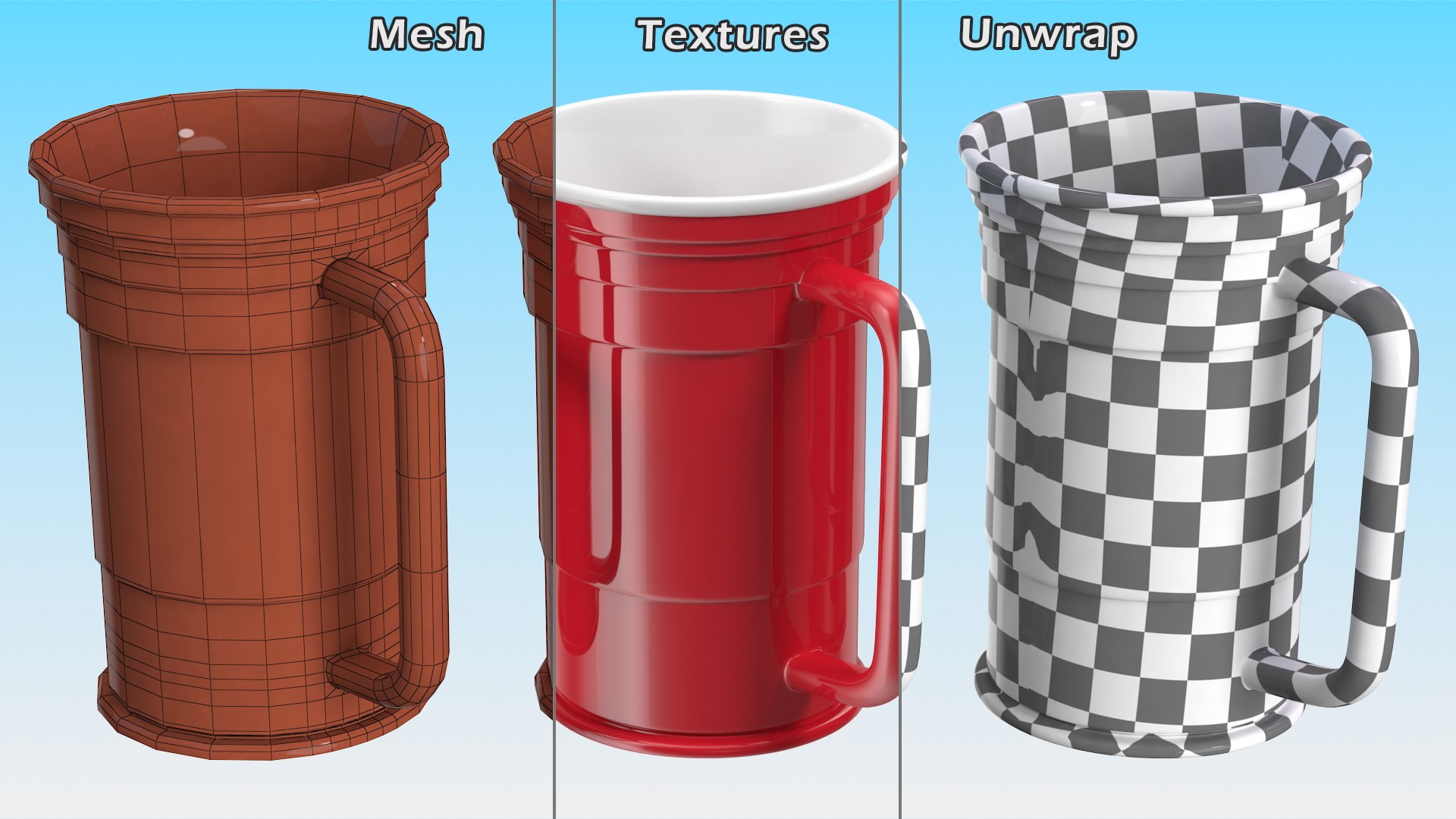 3D Plastic Cups Collection model - TurboSquid 1949146