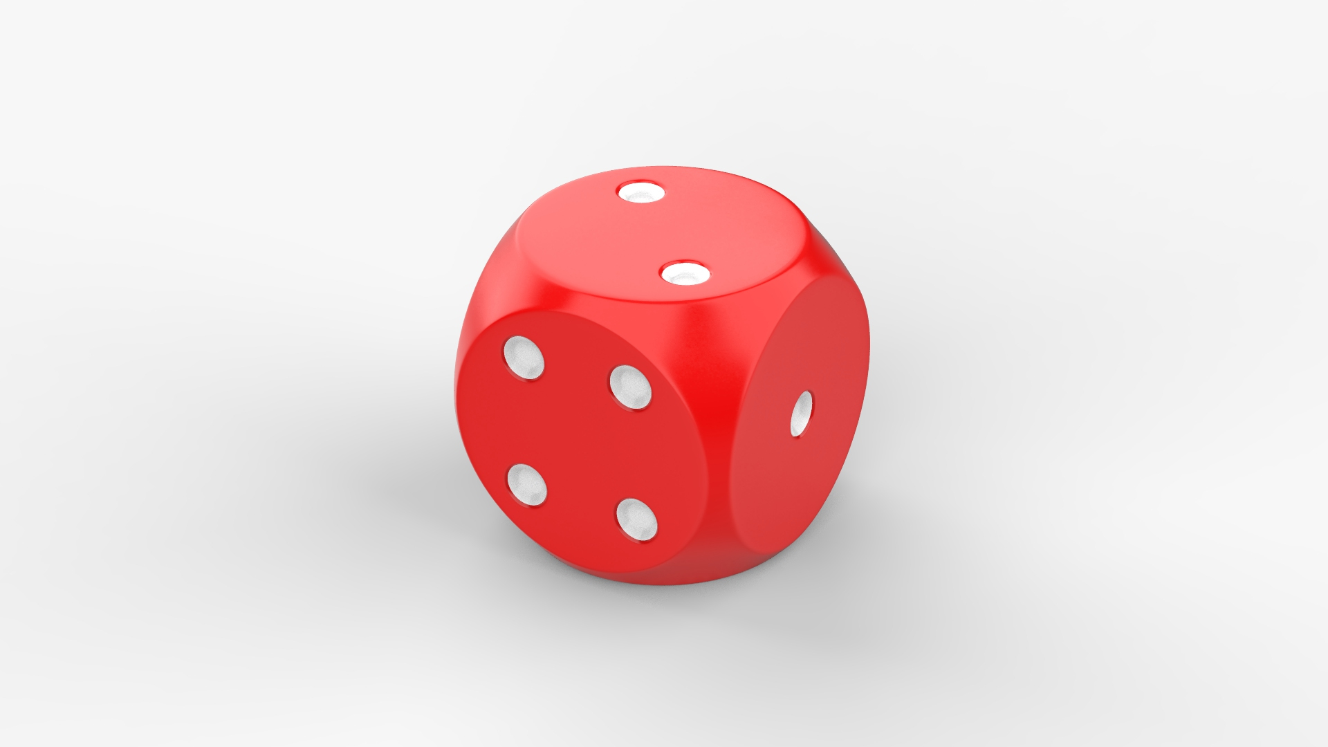 Red Dice 3D Model - TurboSquid 1852018