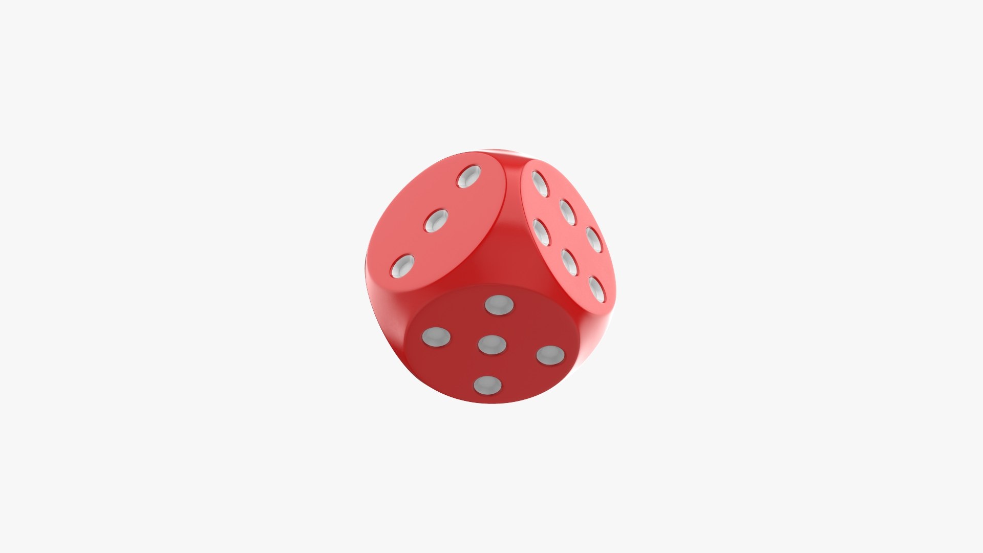 Red Dice 3D Model - TurboSquid 1852018