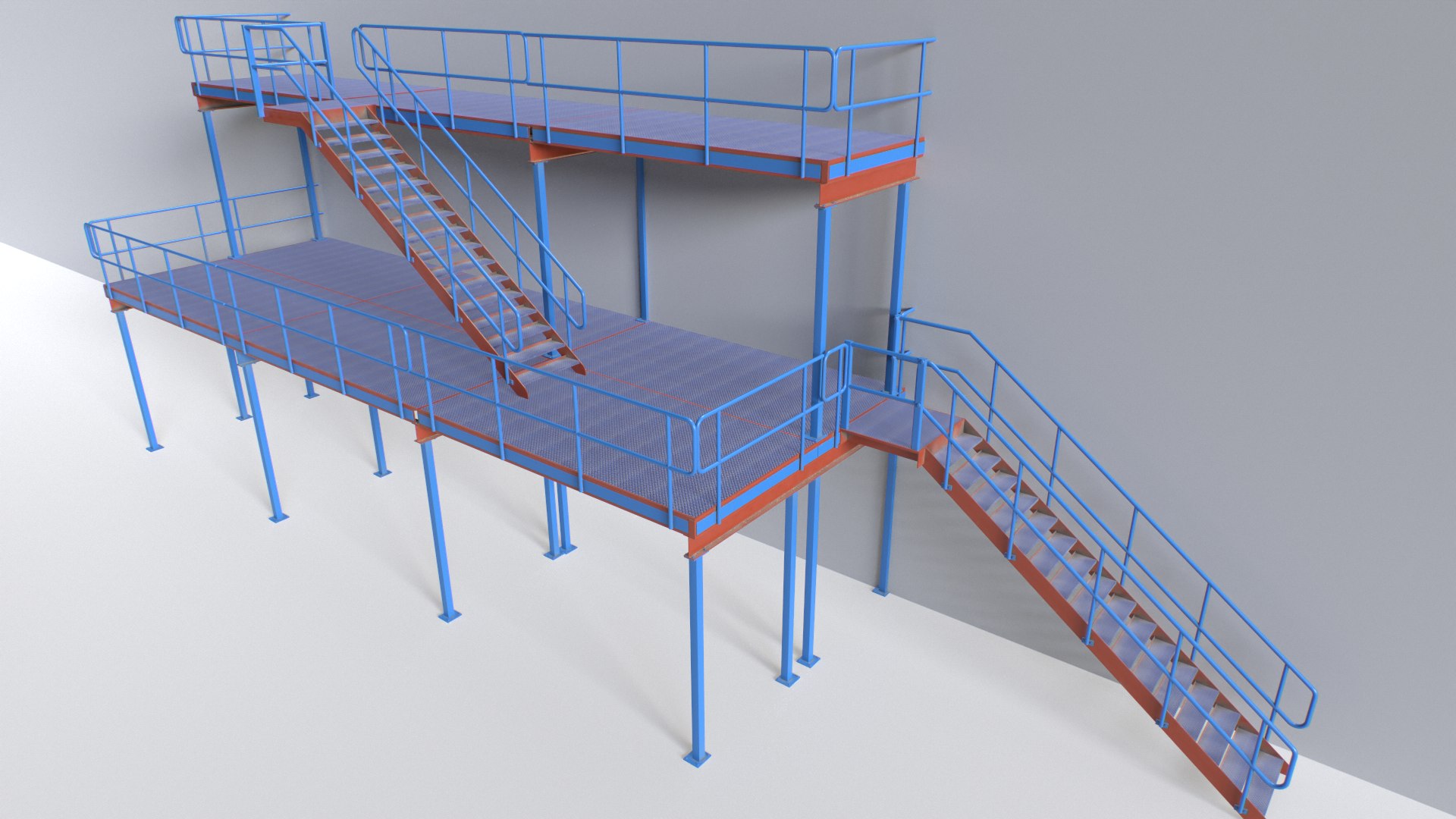 3D Industrial Platform Modular - TurboSquid 2037352