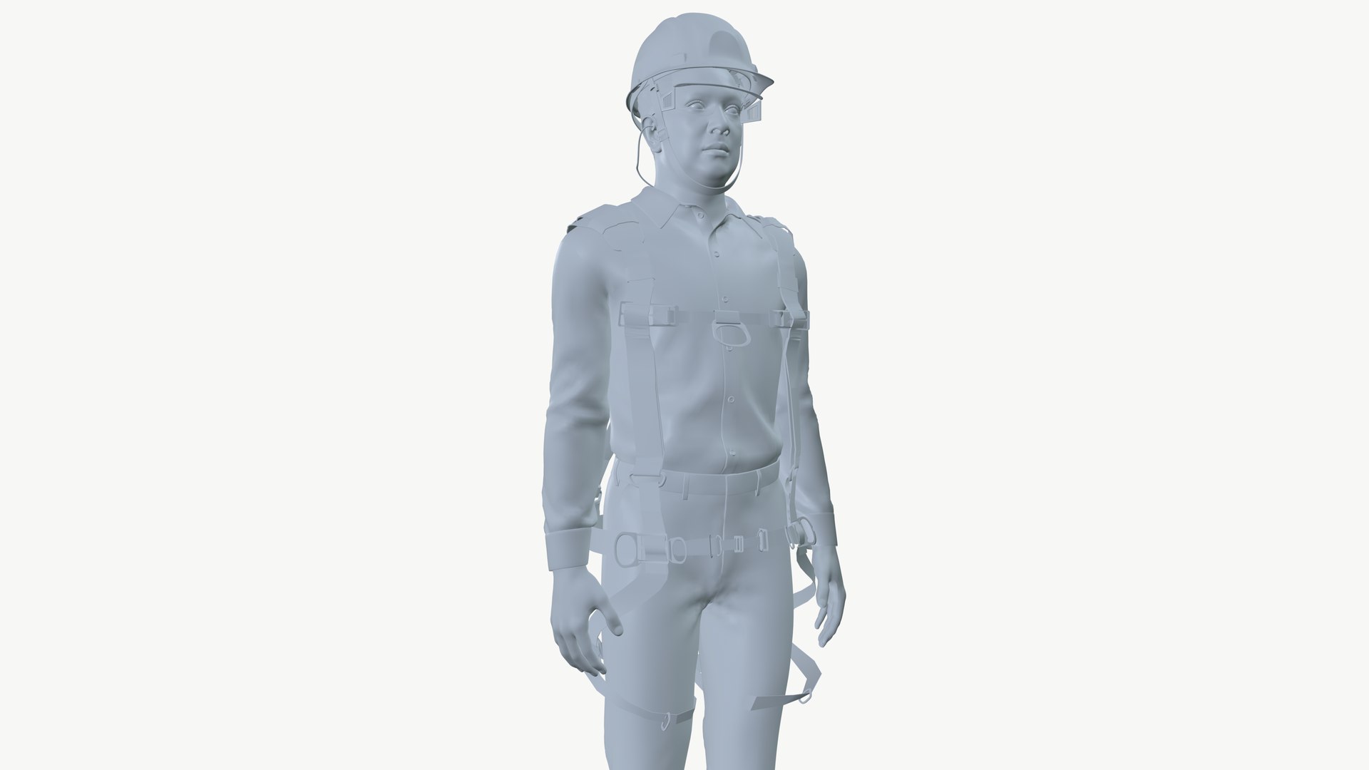3D Male Character With PPE Model - TurboSquid 2292451
