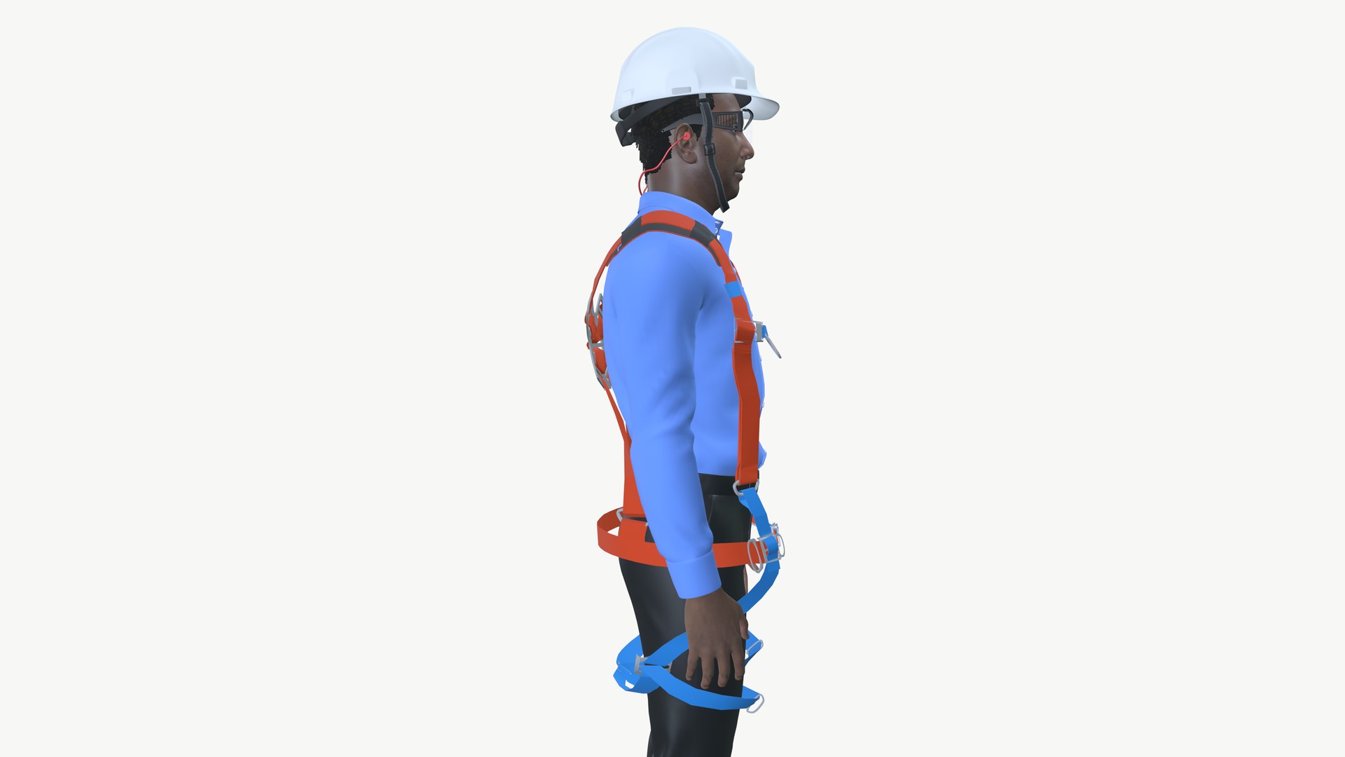 3D Male Character With PPE Model - TurboSquid 2292451