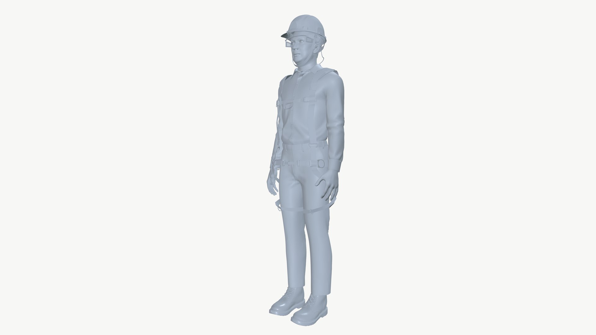 3D Male Character With PPE Model - TurboSquid 2292451