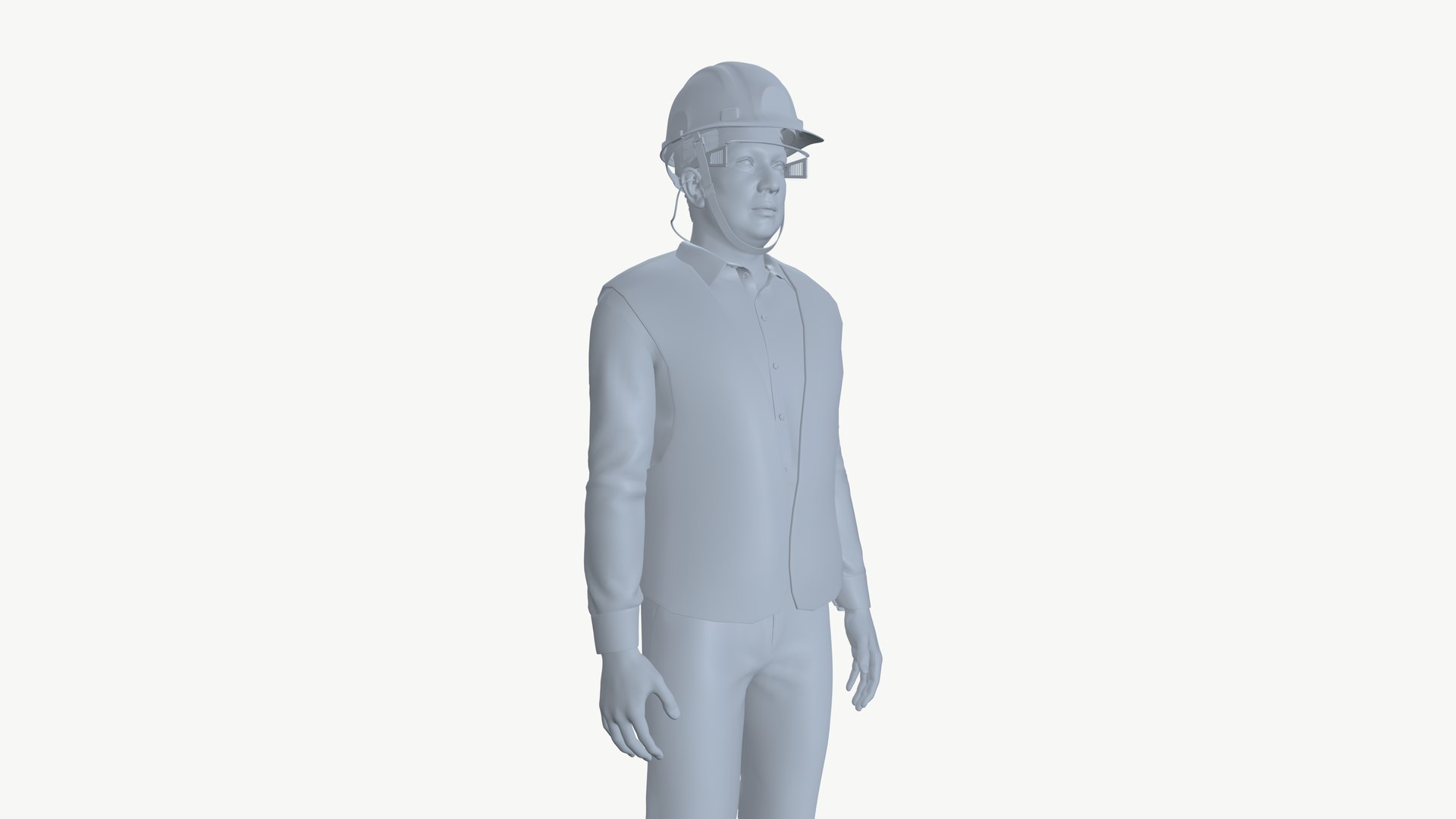 3D Male Character With PPE Model - TurboSquid 2292451