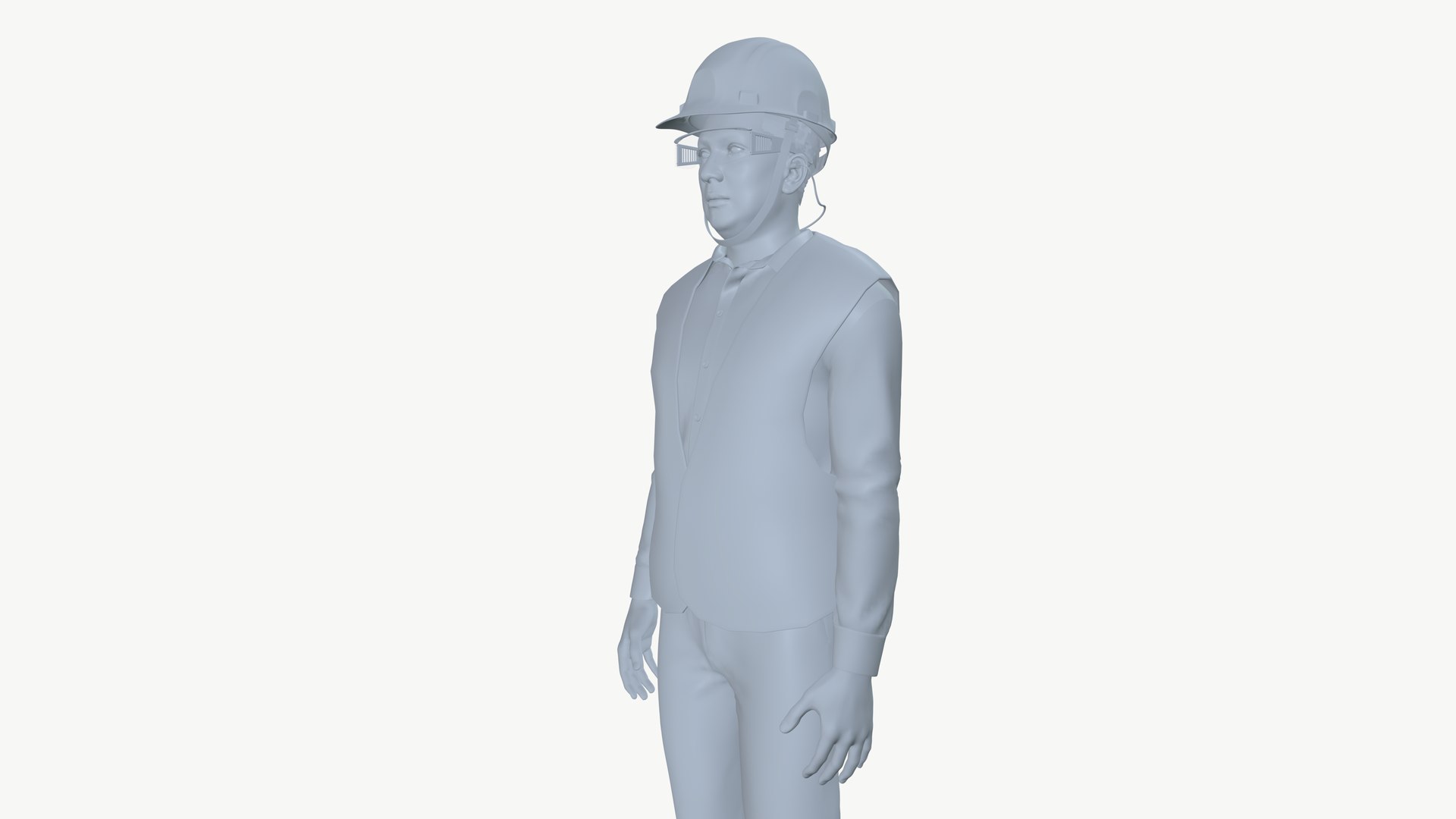 3D Male Character With PPE Model - TurboSquid 2292451