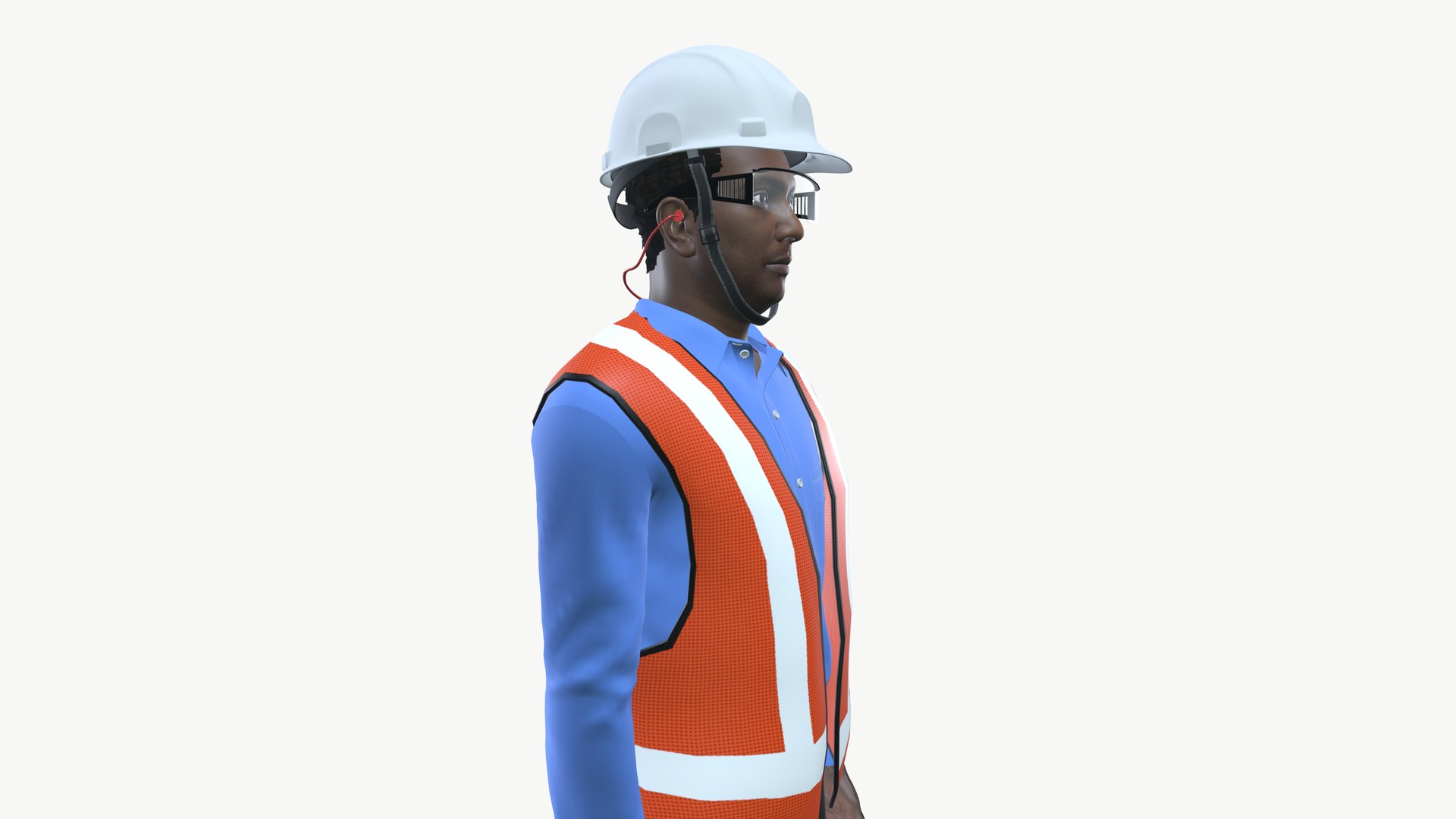 3D Male Character With PPE Model - TurboSquid 2292451