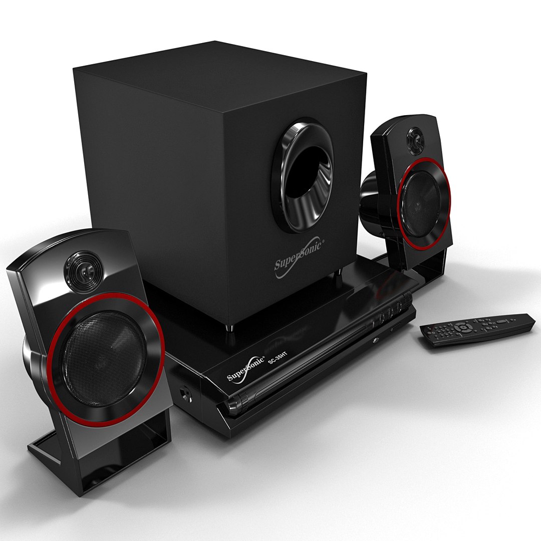 Home Theater Supersonic Sc-35ht 3d Max