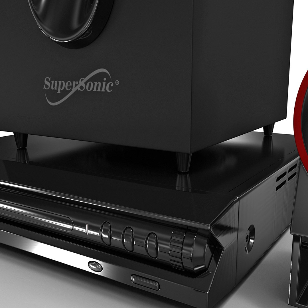 home theater supersonic sc-35ht 3d max