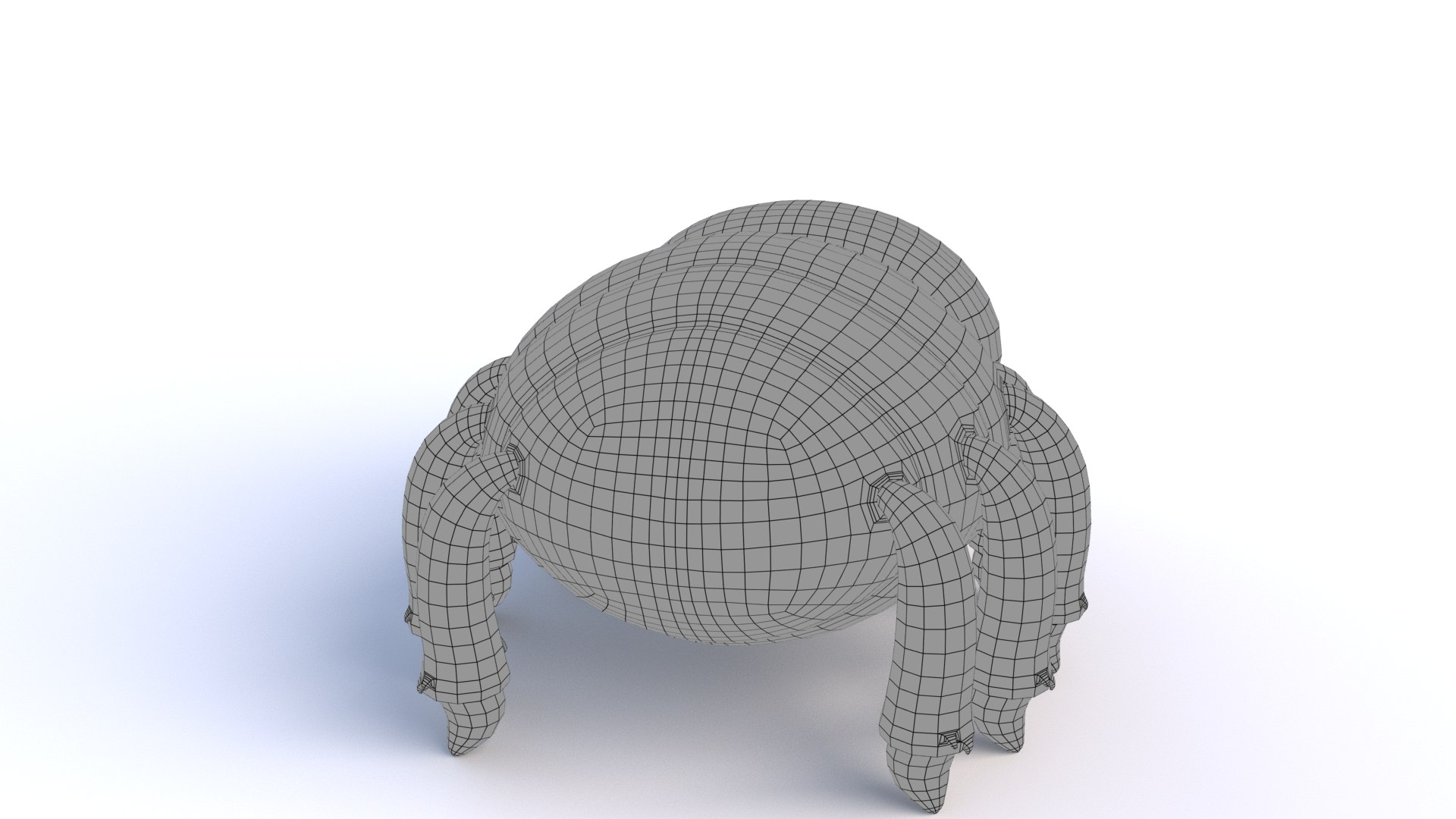 3D Cartoon Spider - TurboSquid 2416035
