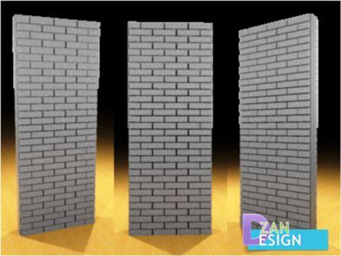 Brick Wall 3D Model - TurboSquid 1324068