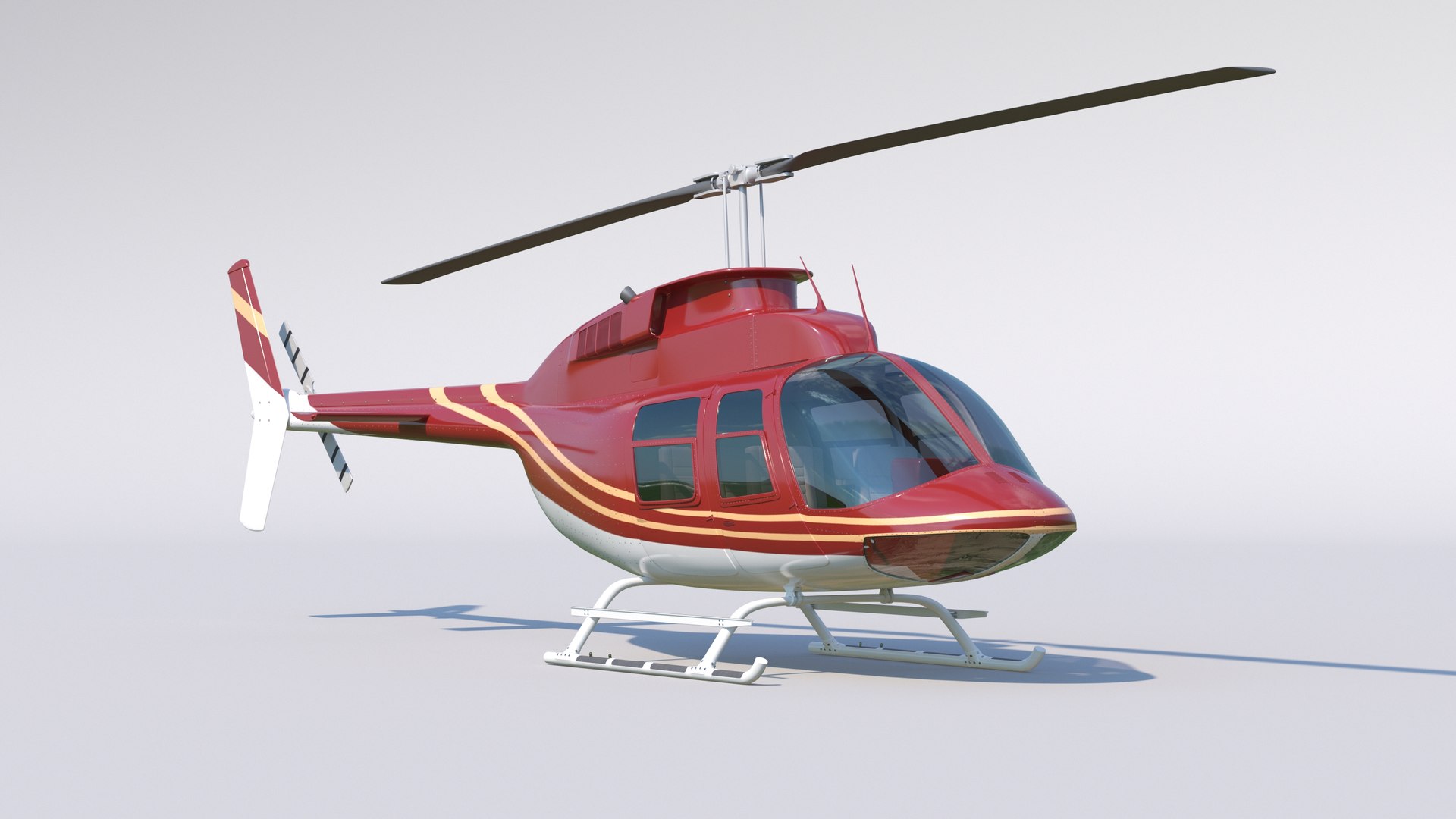 3D Helicopter Bell 206 - TurboSquid 1519589