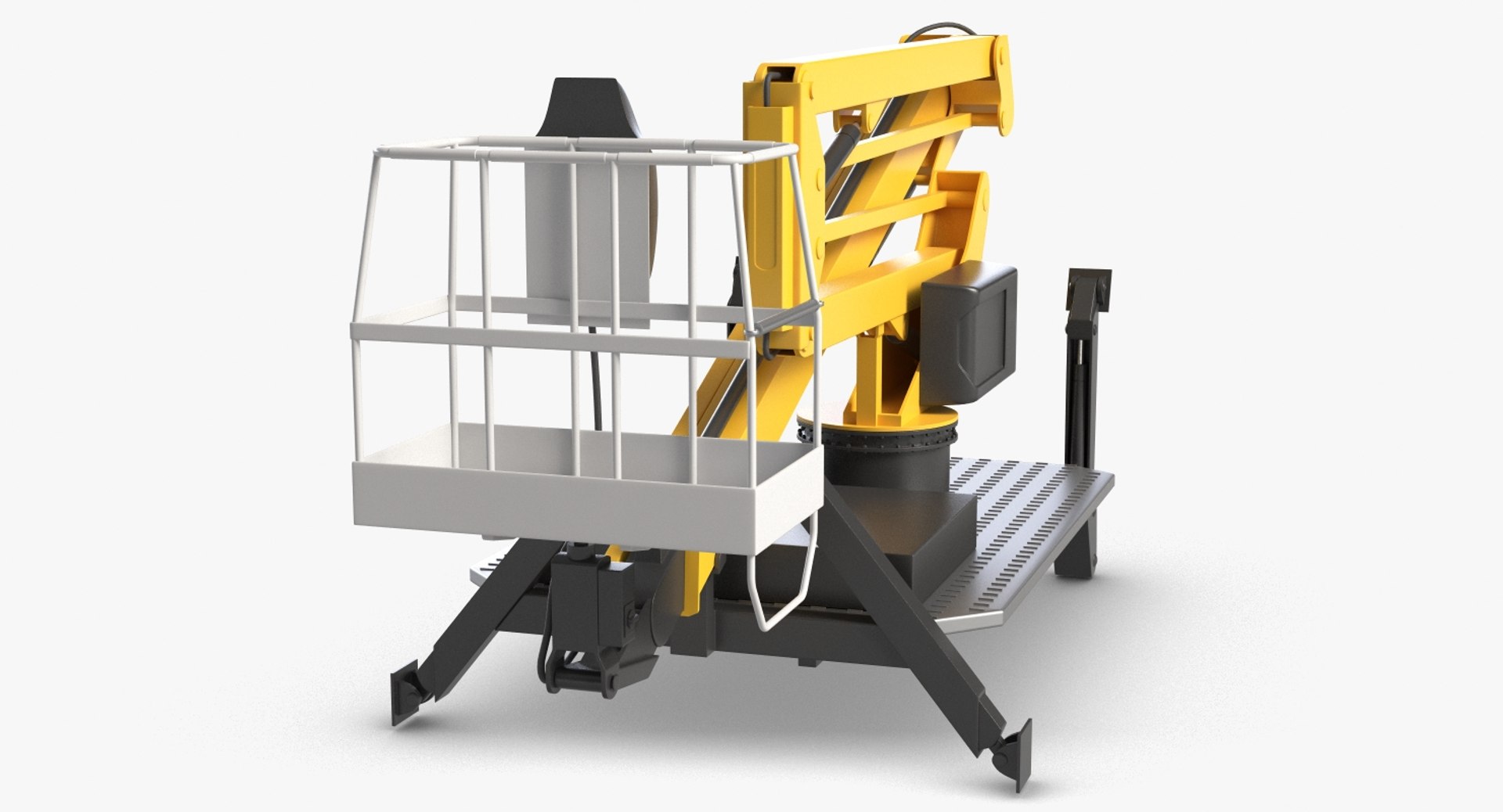 Hydraulic Human Lift 3ds