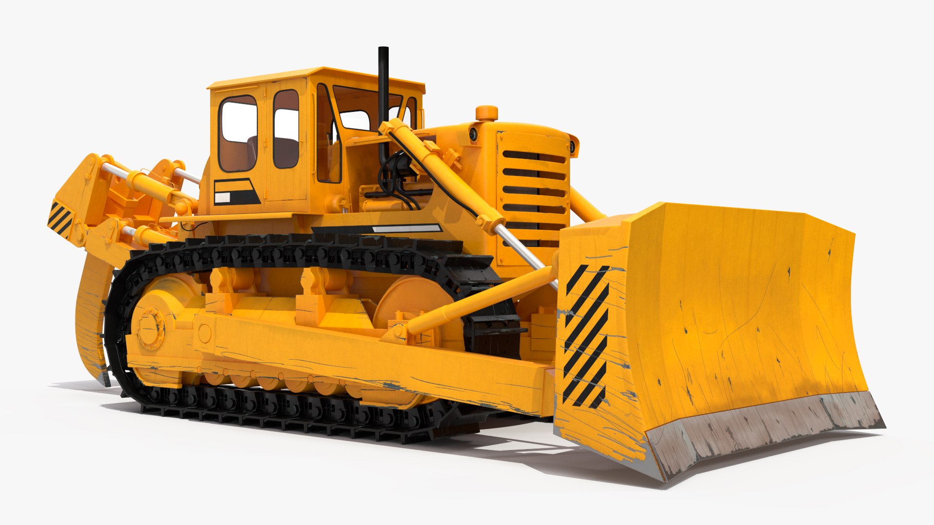 3D Crawler Dozer Model - TurboSquid 2136233