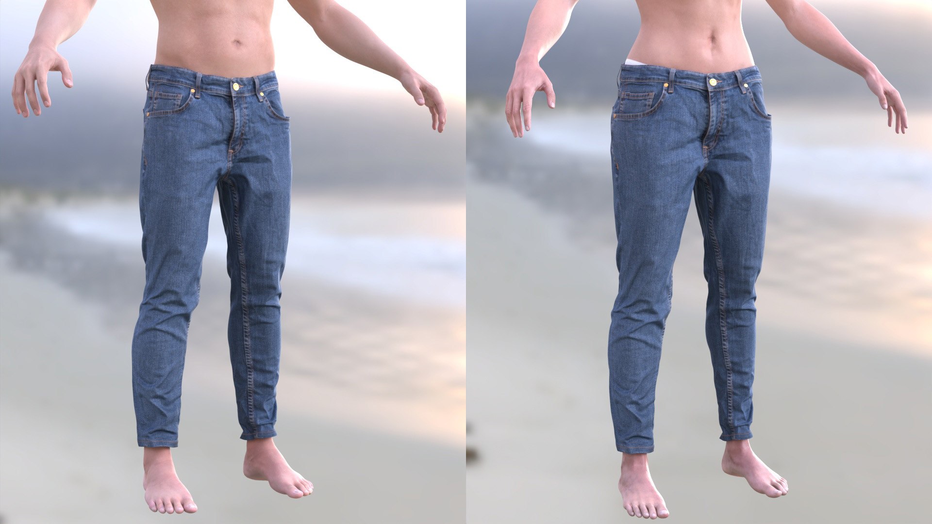 Jeans 73 - All MH Bodies UE5 Skeletons - Rigged 3D Model - TurboSquid ...