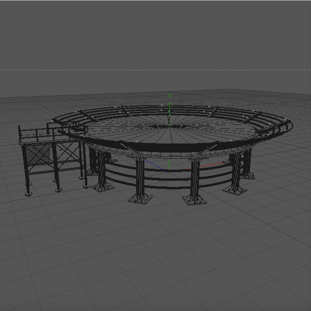3d Photorealistic Helipad