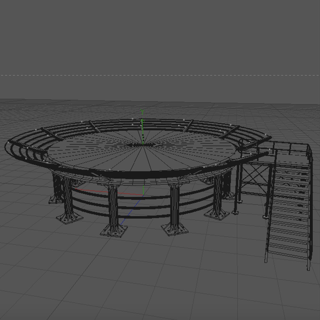 3d Photorealistic Helipad