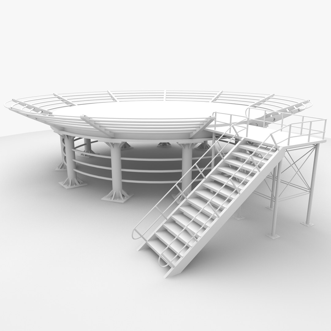 3d Photorealistic Helipad