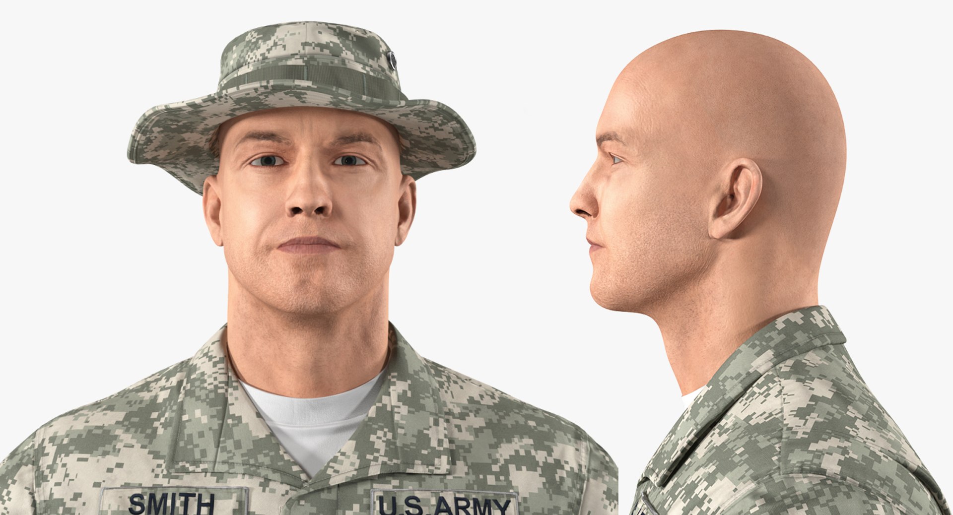 3D army soldier military acu - TurboSquid 1436331