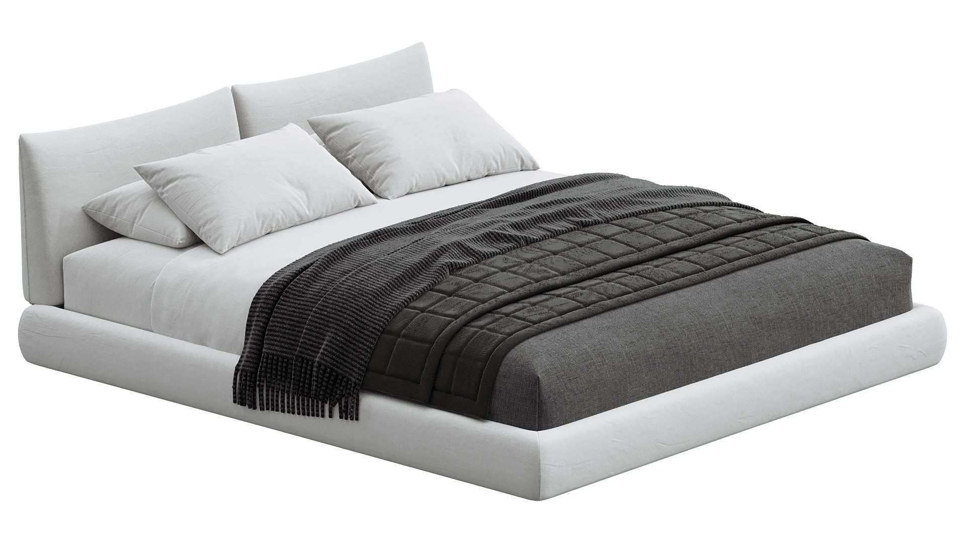 Poliform Dream Bed Designed By Marcel Wanders 3D Model - TurboSquid 2186991