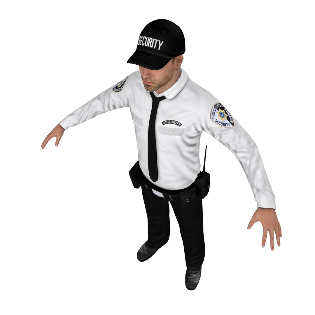 Security Agent 3d Max