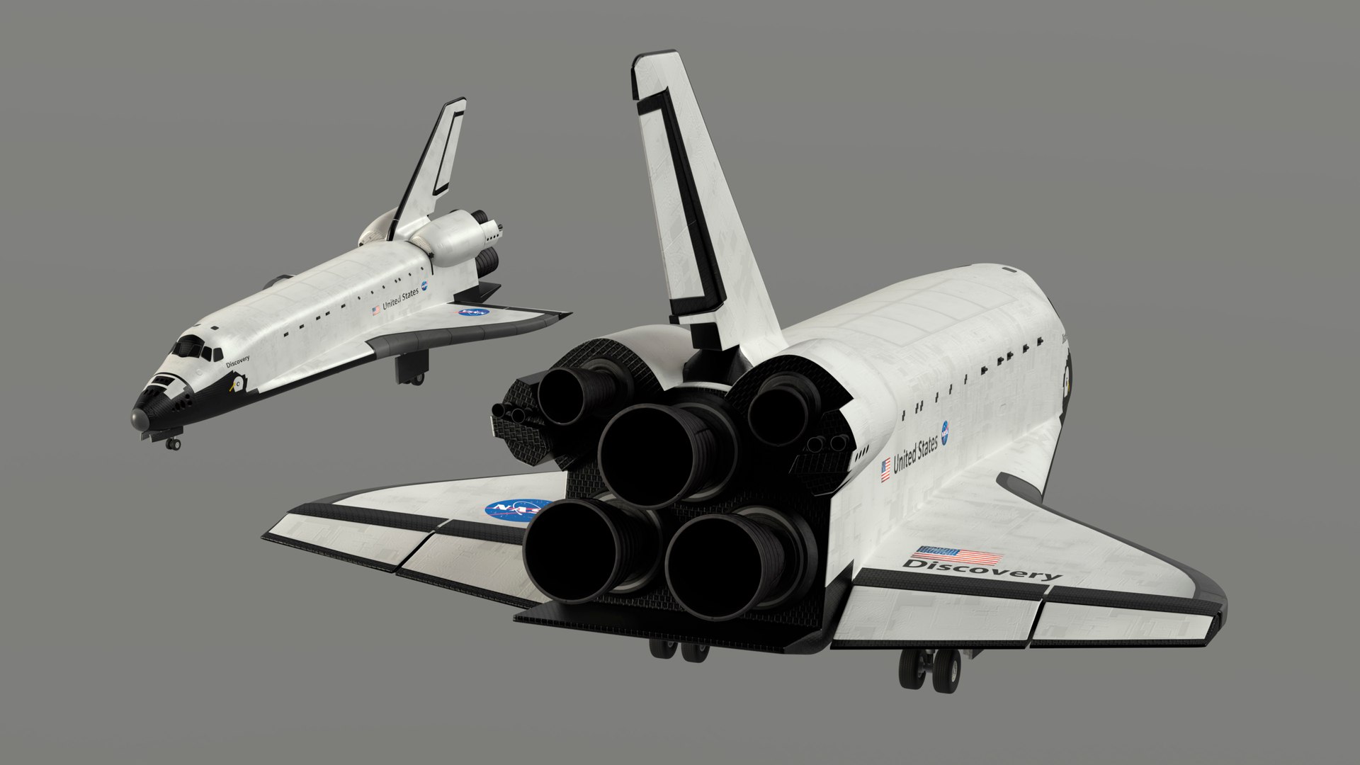 3D NASA Space Shuttle Discovery Model - TurboSquid 2261802