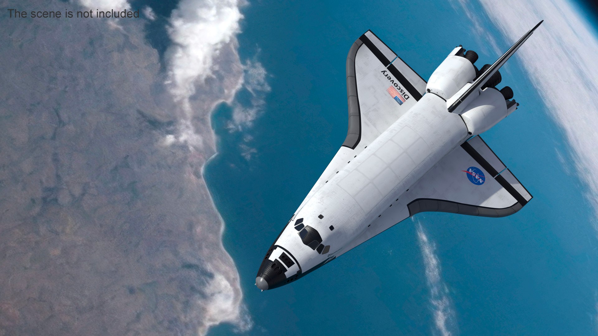 3D NASA Space Shuttle Discovery Model - TurboSquid 2261802