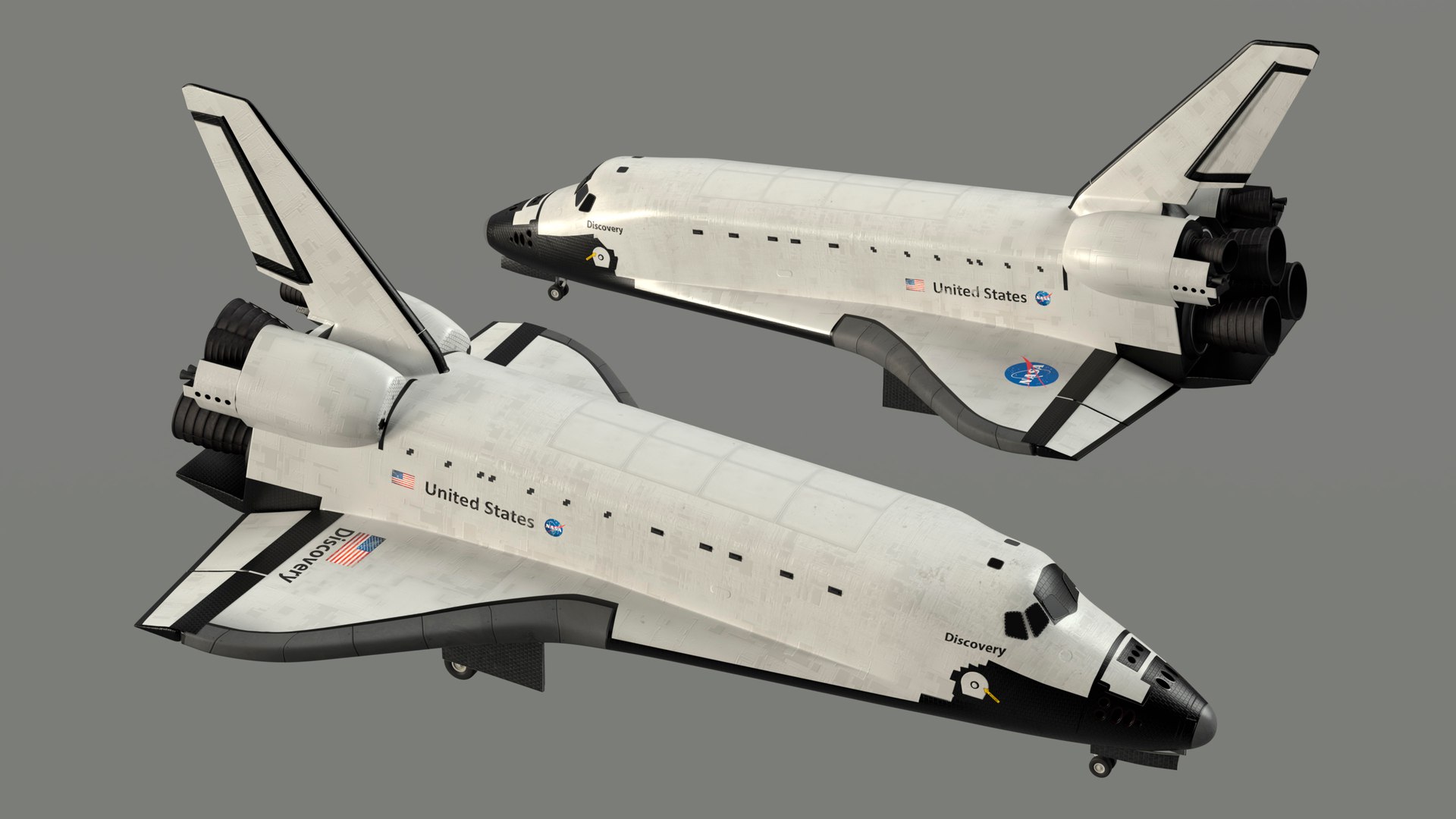 3D NASA Space Shuttle Discovery Model - TurboSquid 2261802