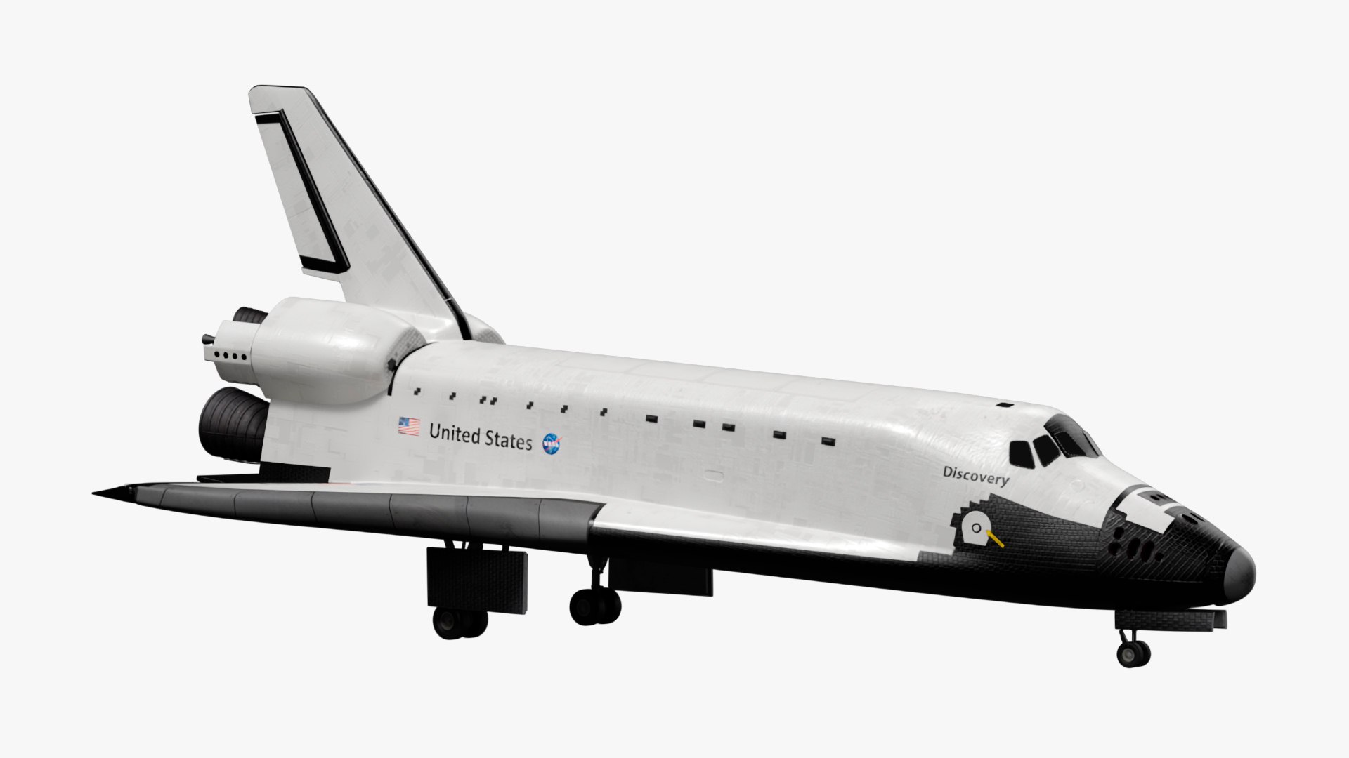 3D NASA Space Shuttle Discovery Model - TurboSquid 2261802