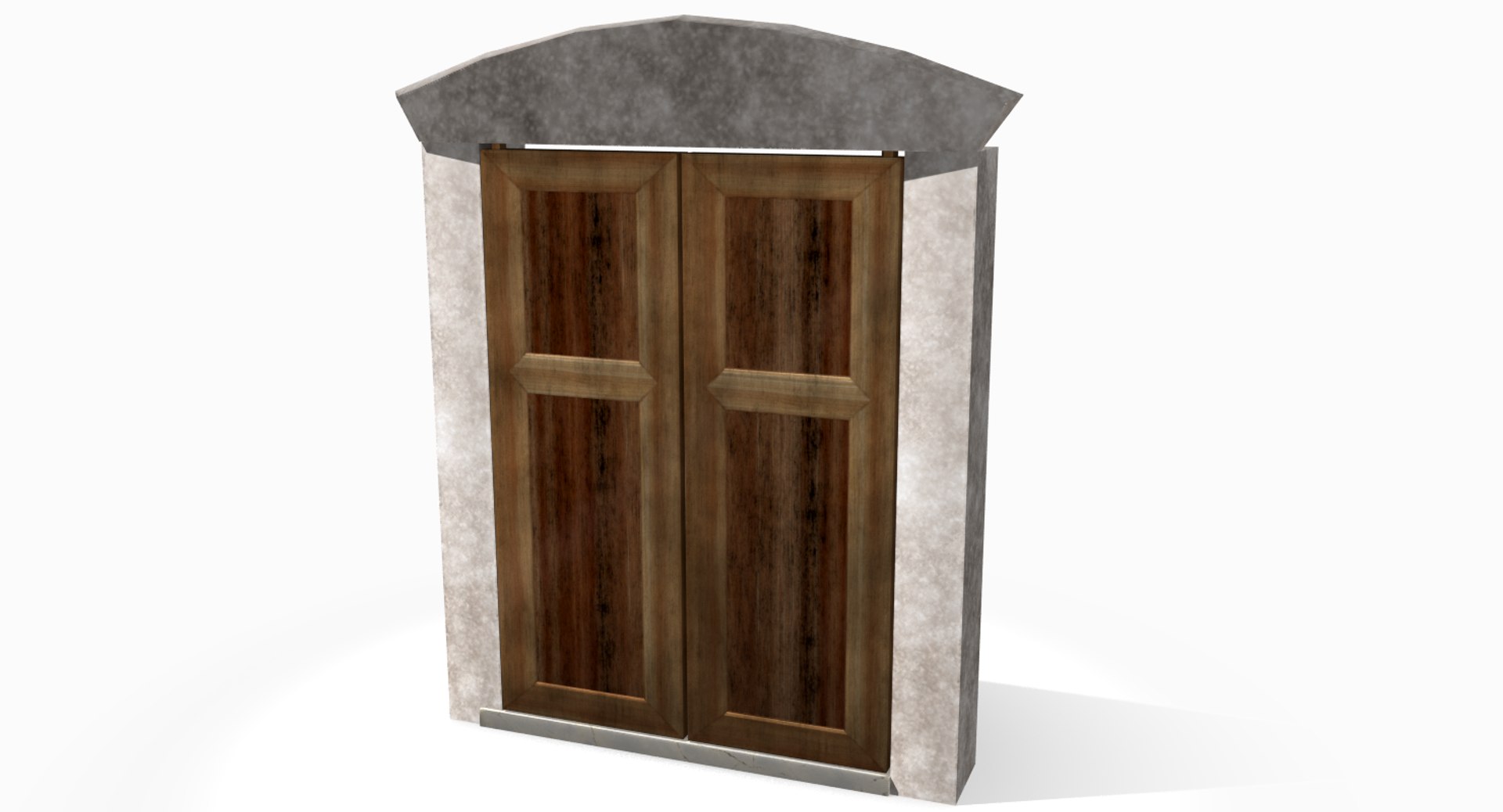 Roman Double Door 3d Ma