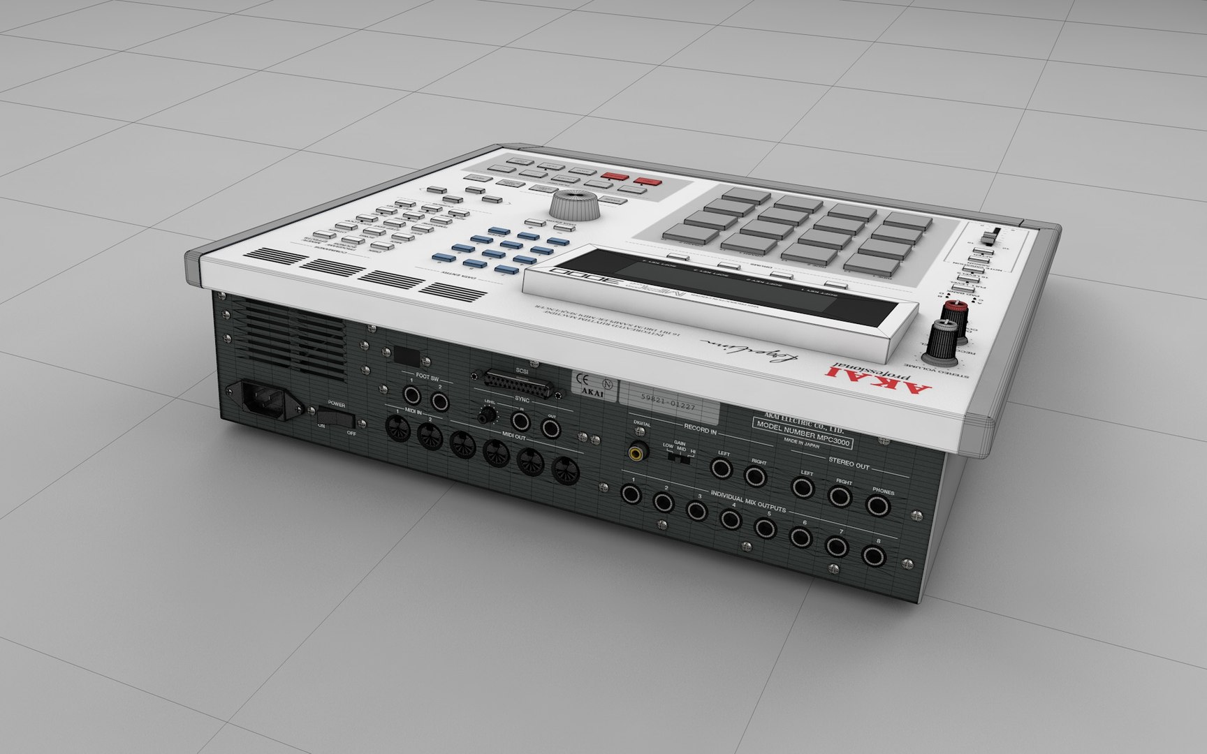 Akai Mpc 3D - TurboSquid 1451764