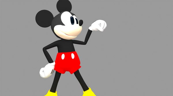 Mickey Mouse 3D Models for Download | TurboSquid