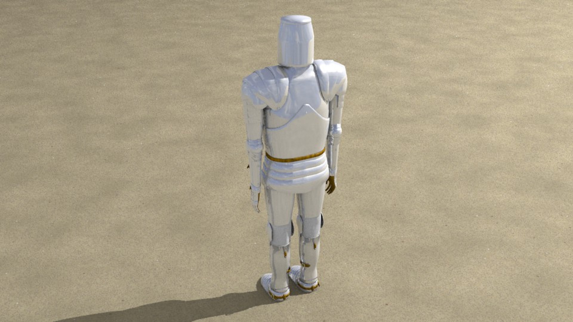 Knight Rigged 3d Model