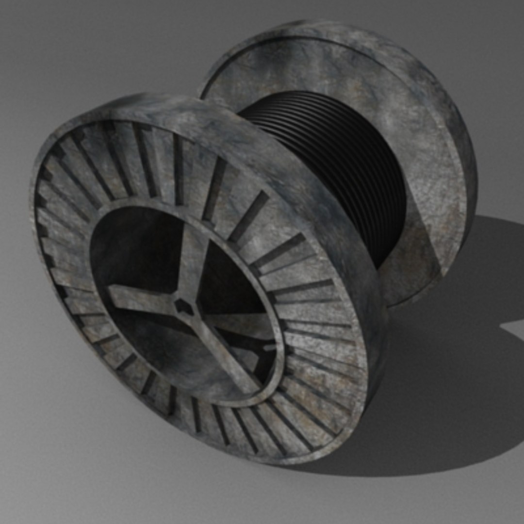 Spool Wire 3d 3ds