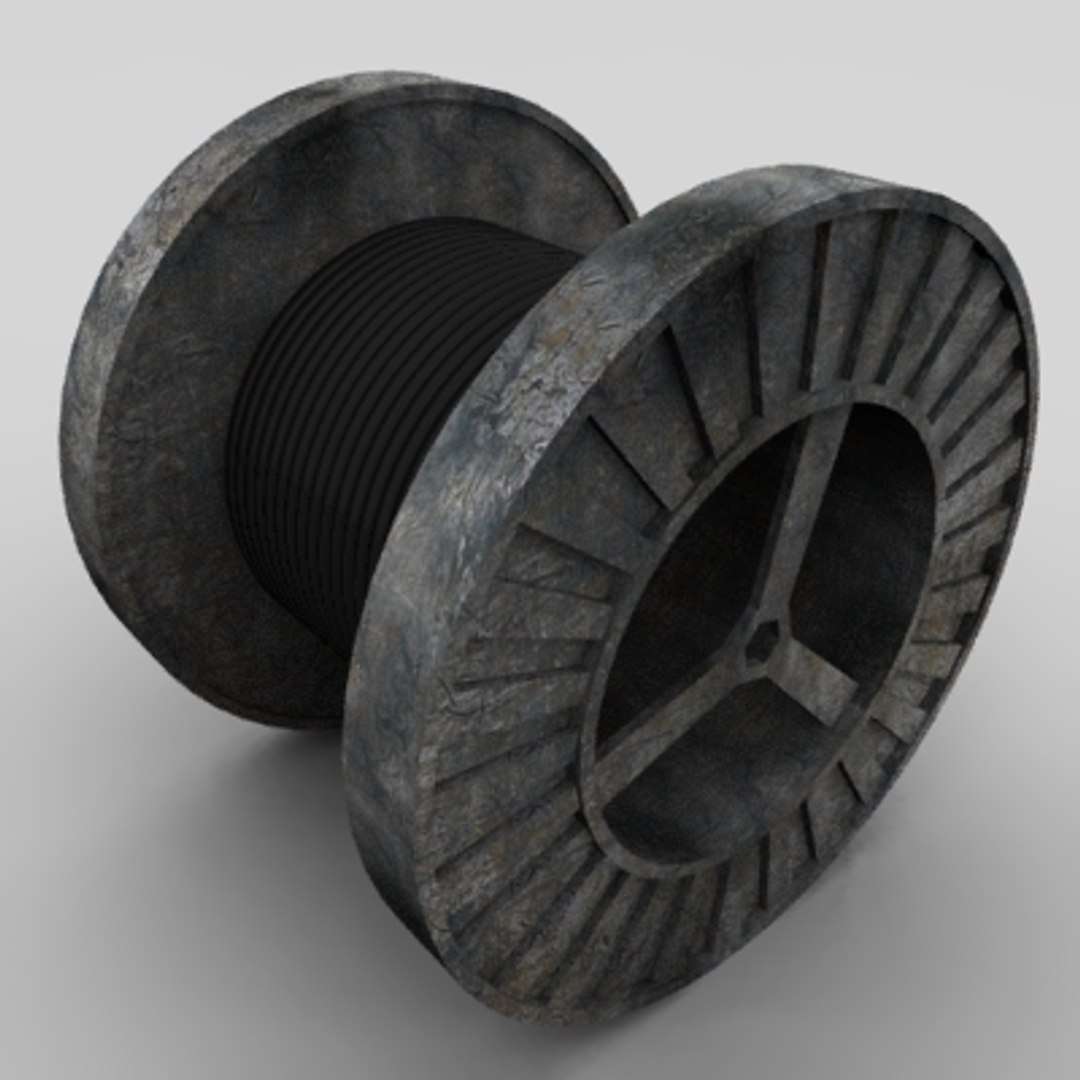 Spool Wire 3d 3ds