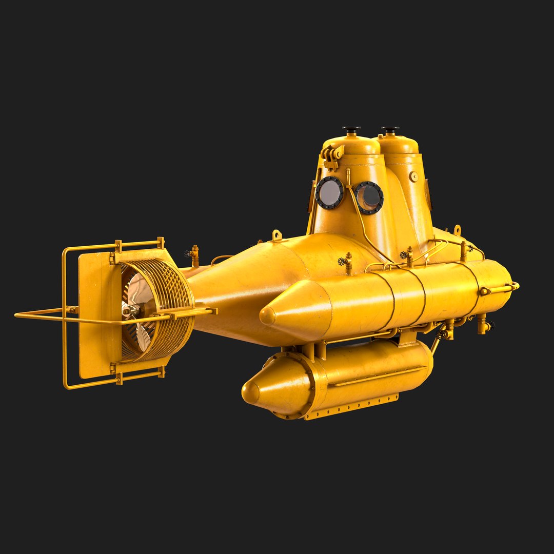 3D Submarine Model - TurboSquid 1723045