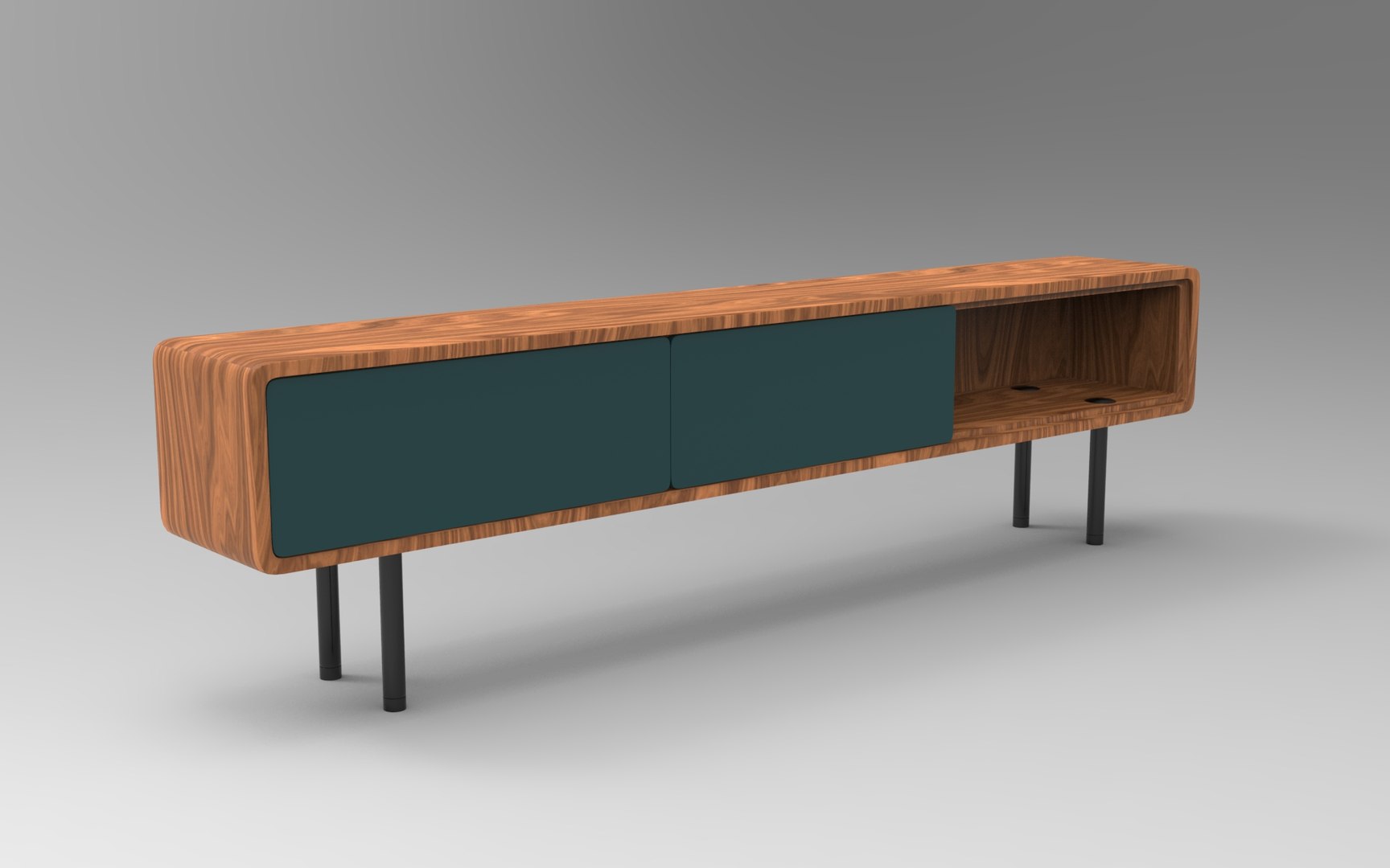 3D Afin Lowboard Model - TurboSquid 2038520