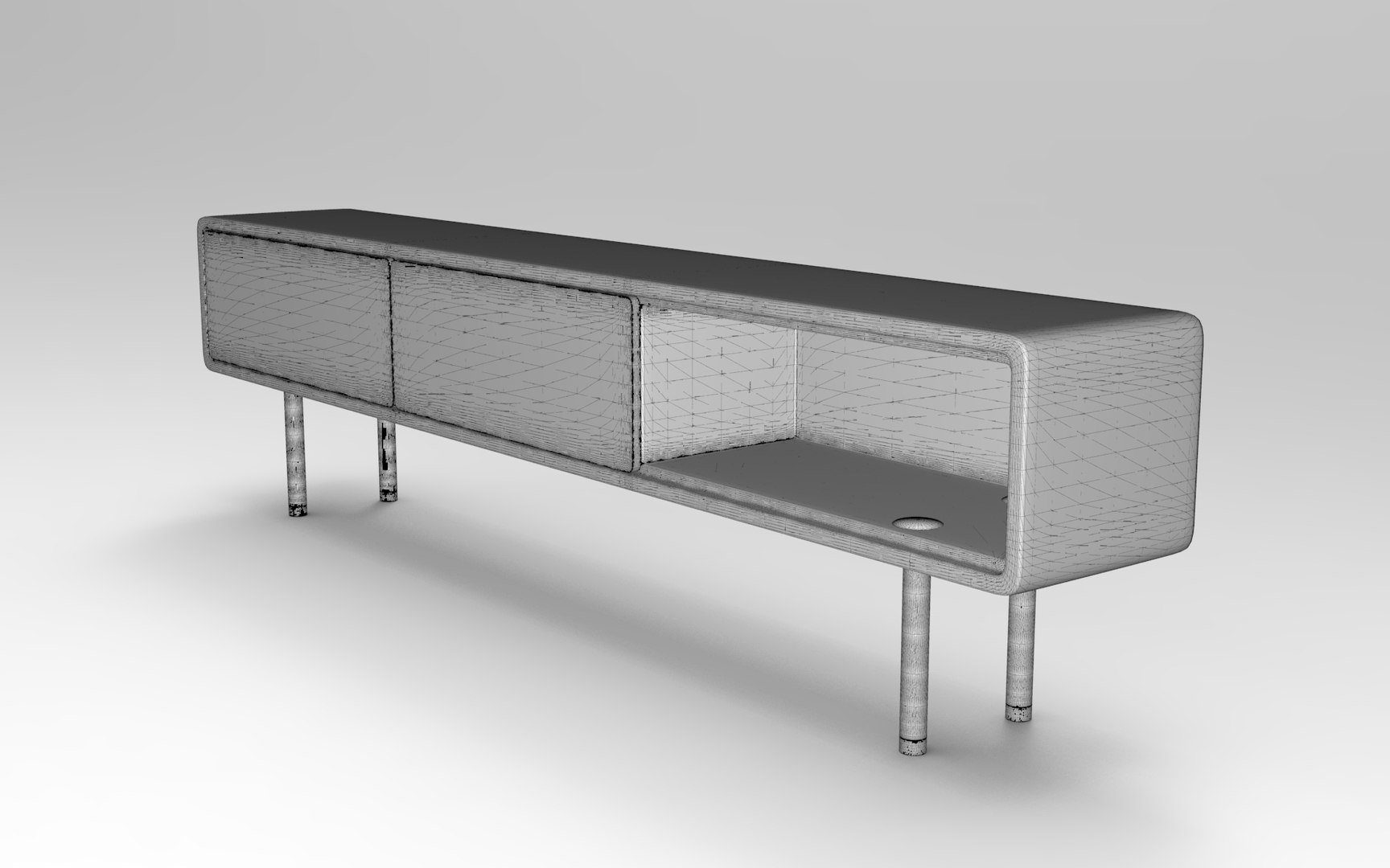 3D Afin Lowboard Model - TurboSquid 2038520