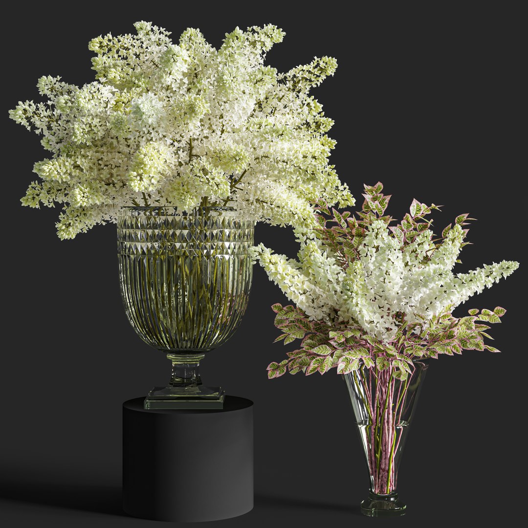 Flower Set 016 Lilac 3D Model - TurboSquid 1853759