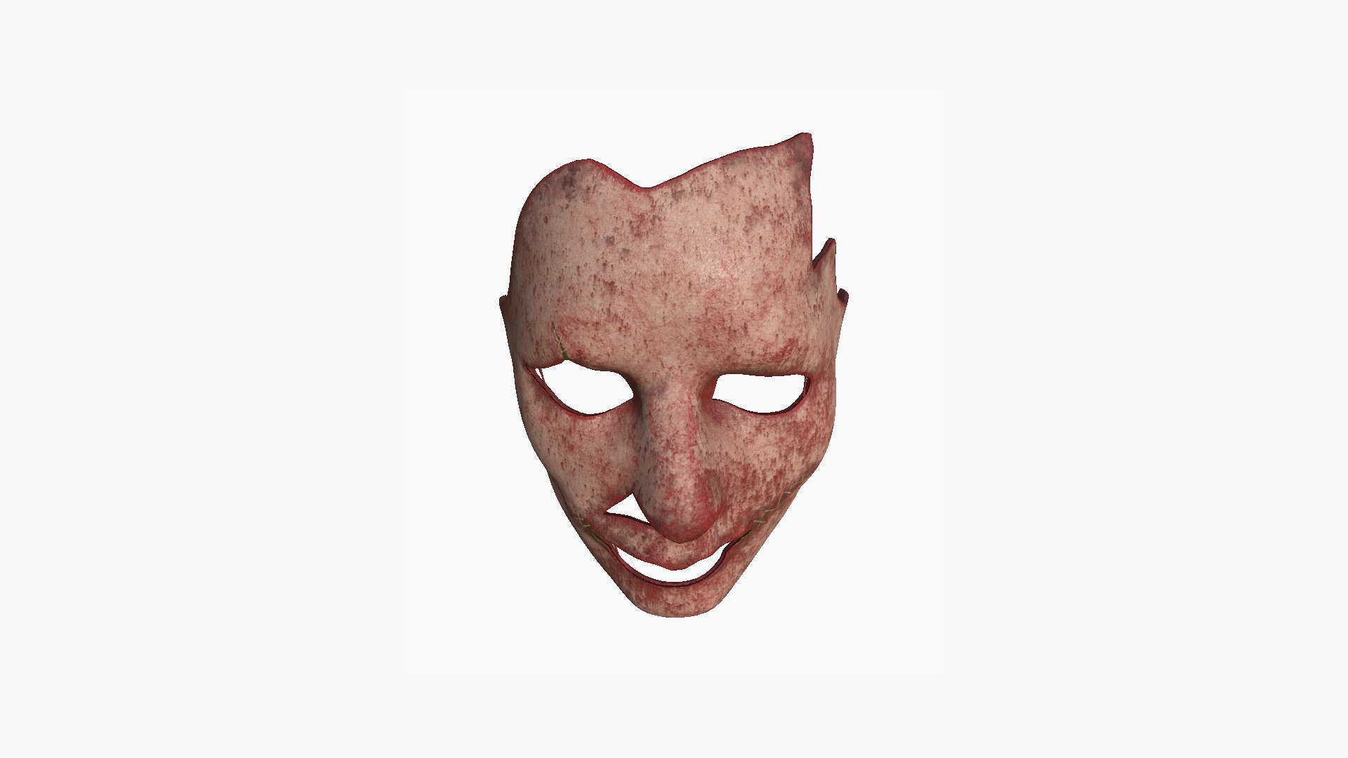 Human Skin Terror Mask A03 Full Blood - Character Costume 3D Model ...