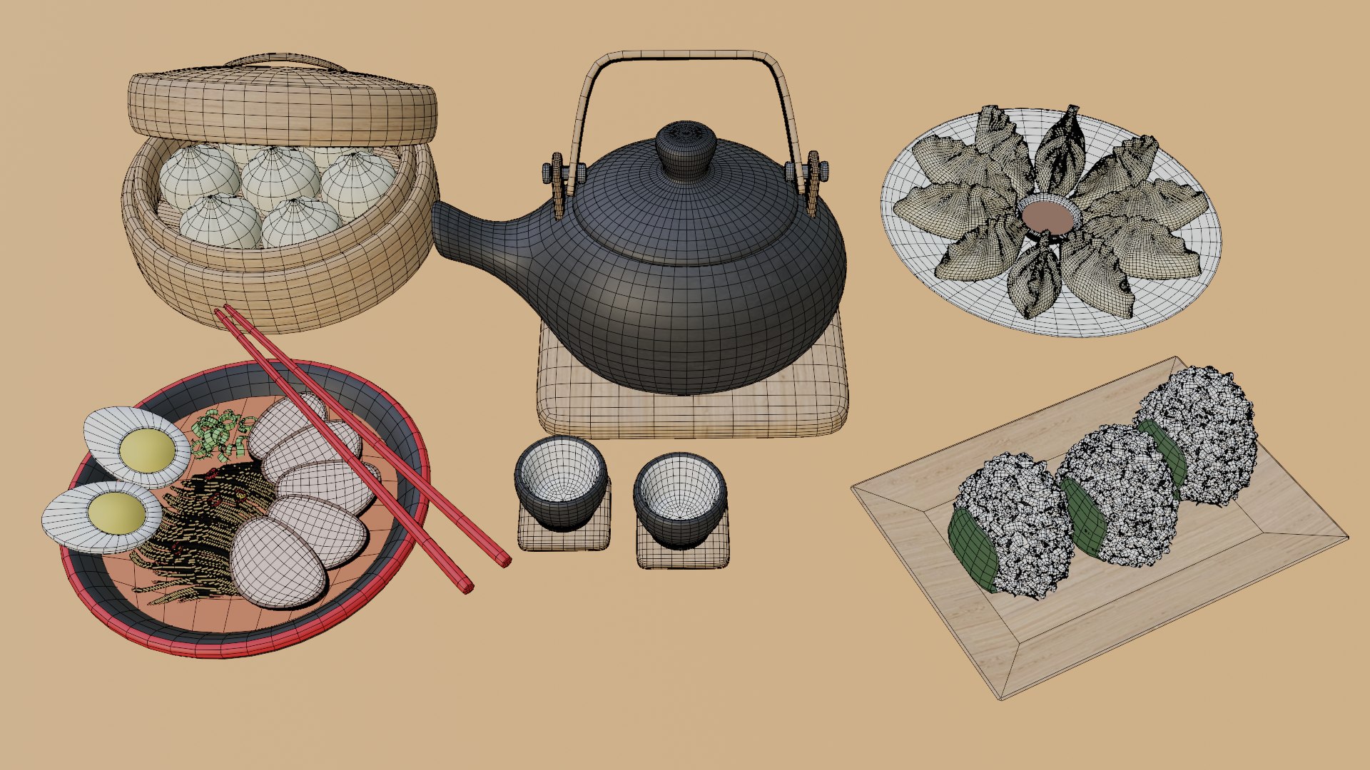 Free 3D Food Pack Model - TurboSquid 1928948