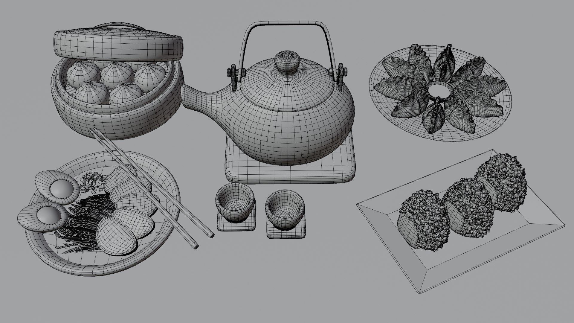 Free 3D Food Pack Model - TurboSquid 1928948