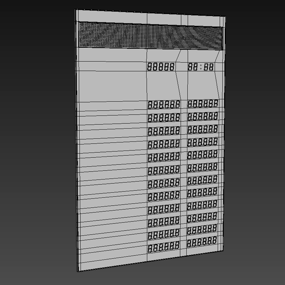 3D Led Display Modules Set - TurboSquid 1381933