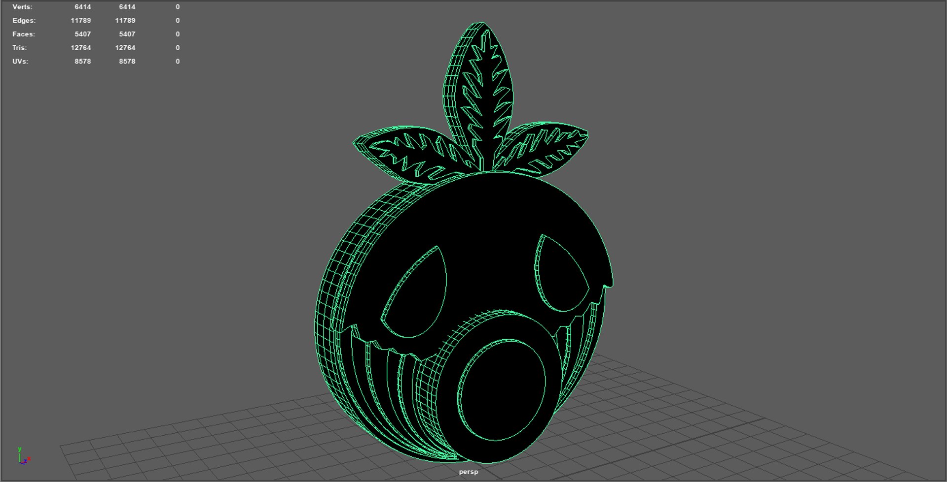 3D Model Deku Mask - TurboSquid 1627060