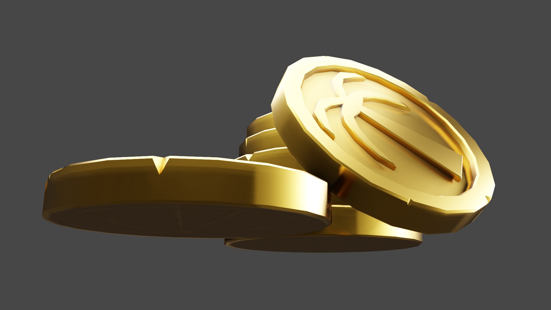 Palm Tree Doubloon Pile 3D - TurboSquid 2071963