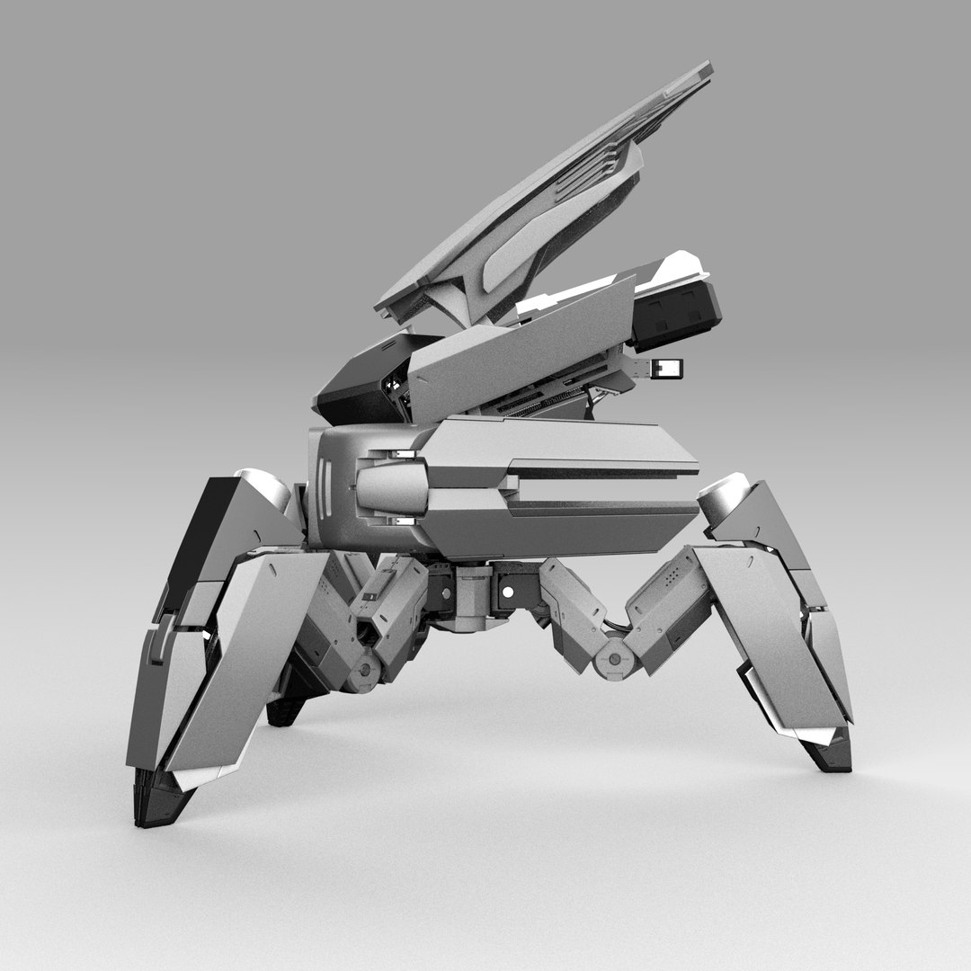 Robot Tribot 202f Model - TurboSquid 1521034