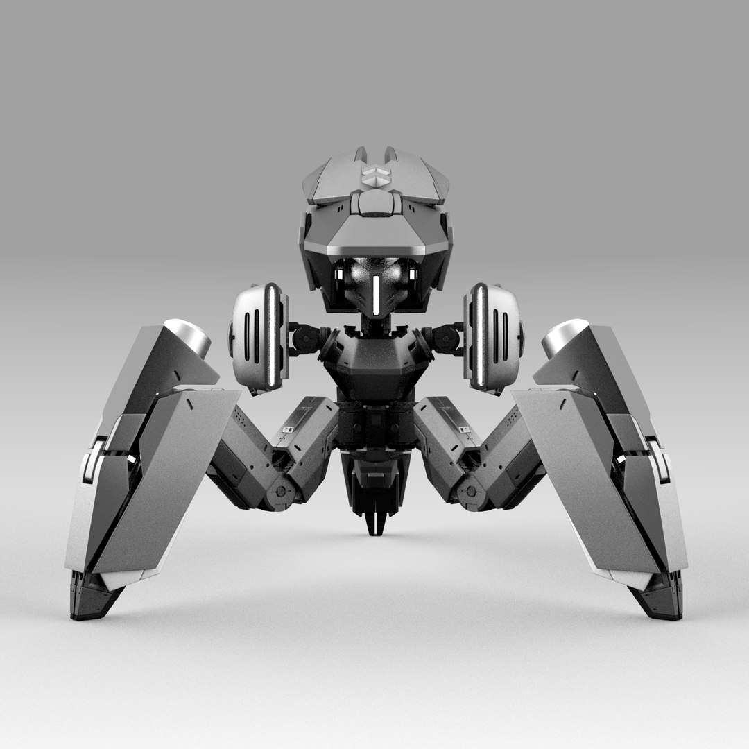 Robot tribot 202f model - TurboSquid 1521034
